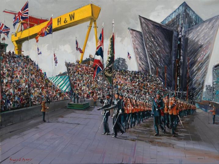 Print - Colours 18 Presentation of New Regimental Colours | Royal Irish ...